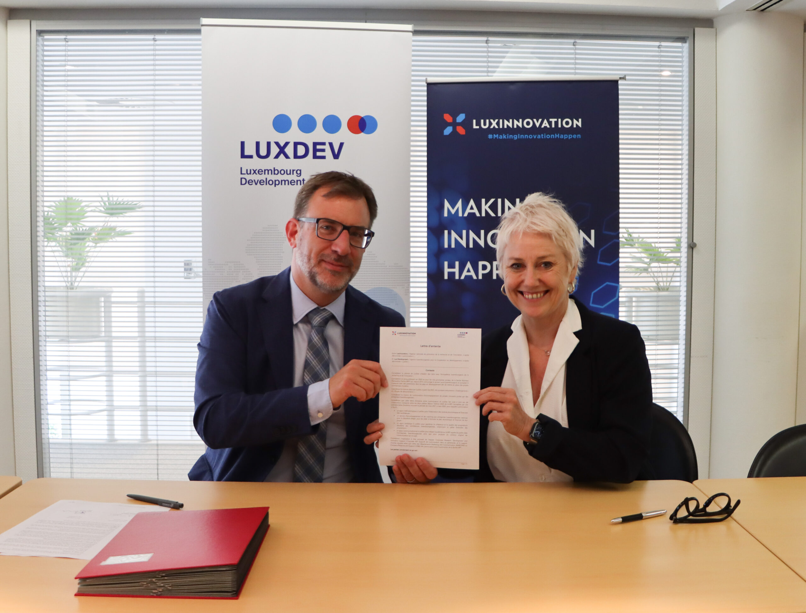 LuxDev et Luxinnovation renforcent leur collaboration - LuxAid Business for Impact